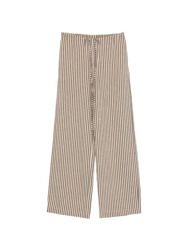 ALYSI Cotton-blend Pants - Beige