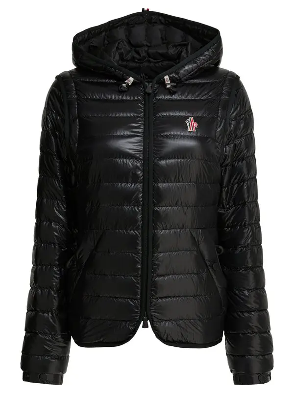 Moncler Karura 2-in-1 Short Down Jacket - Black