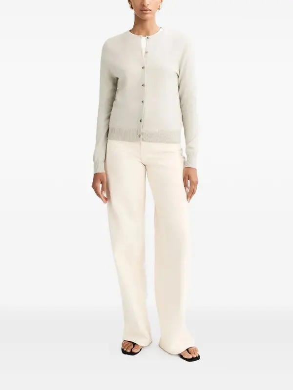Soft Goat Cashmere Cardigan - Beige