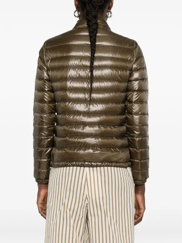 Herno Nylon Short Down Jacket - Green