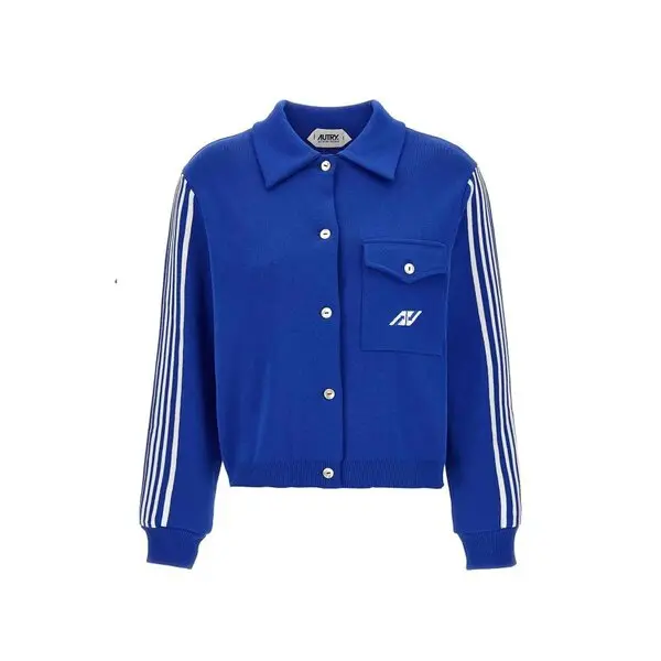 AUTRY Side Band Cardigan - Blue