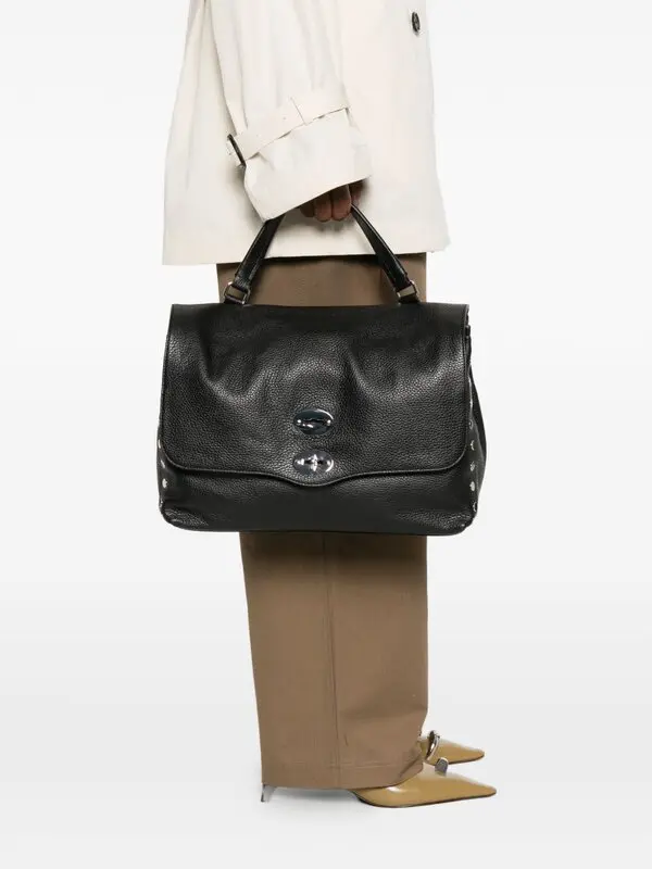 ZANELLATO Postina Daily Giorno Medium Leather Handbag