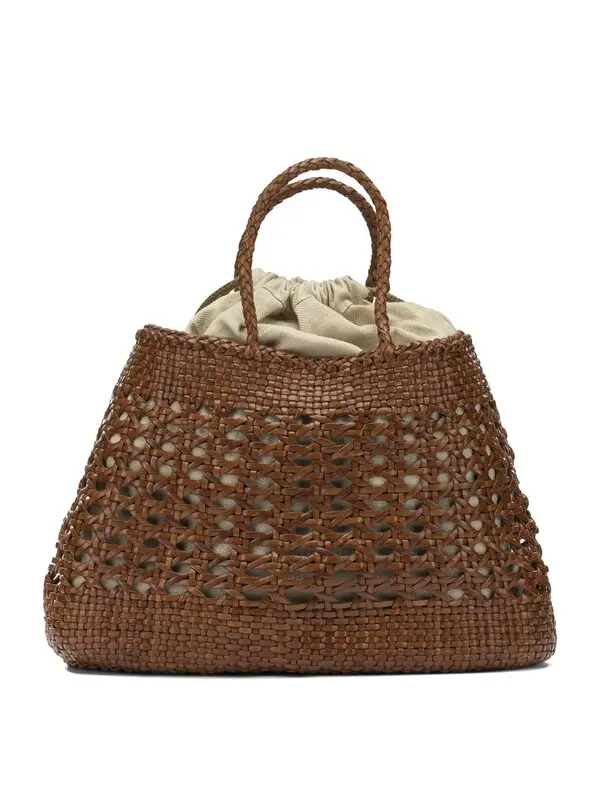 Dragon Diffusion Santa Cano Medium Handbag - Brown