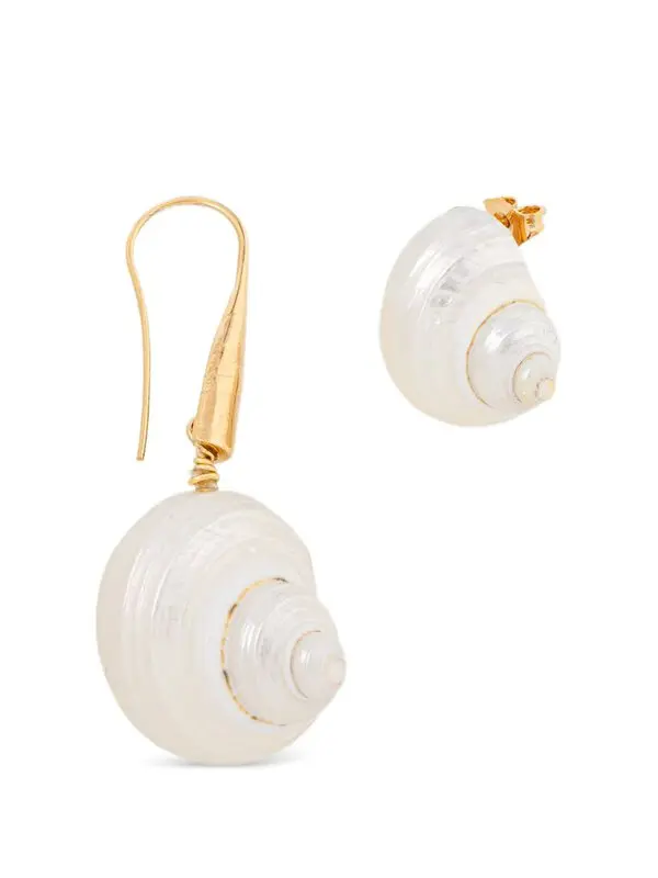 FORTE_FORTE Shell Earrings - Golden