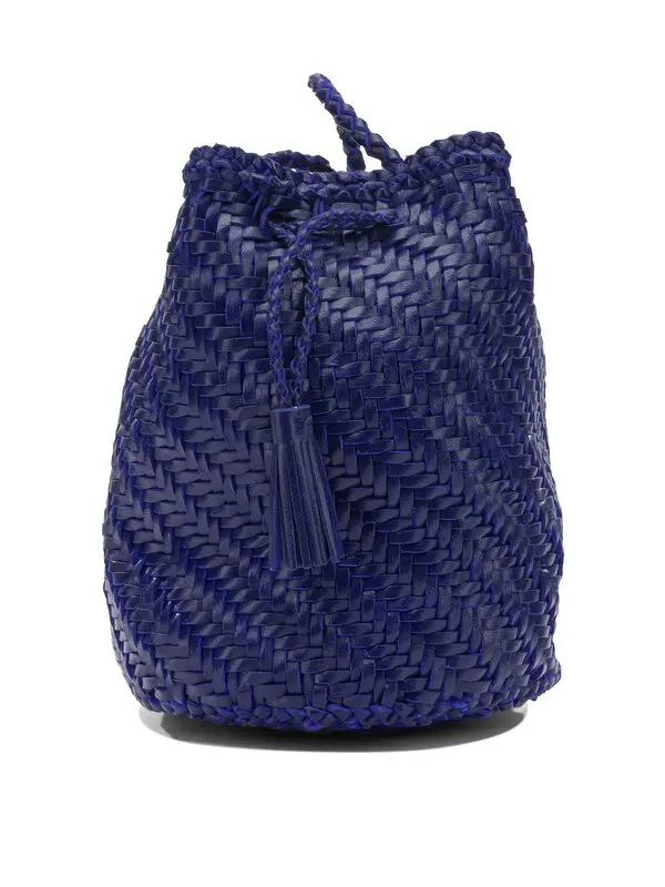 Dragon Diffusion Pompom Double Jump Mini Shoulder Bag - Blue