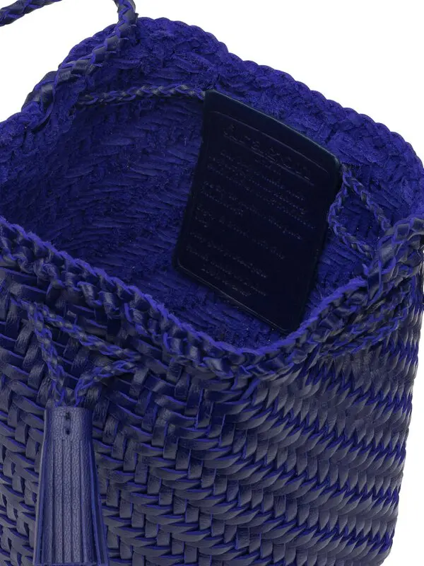 Dragon Diffusion Pompom Double Jump Mini Shoulder Bag - Blue