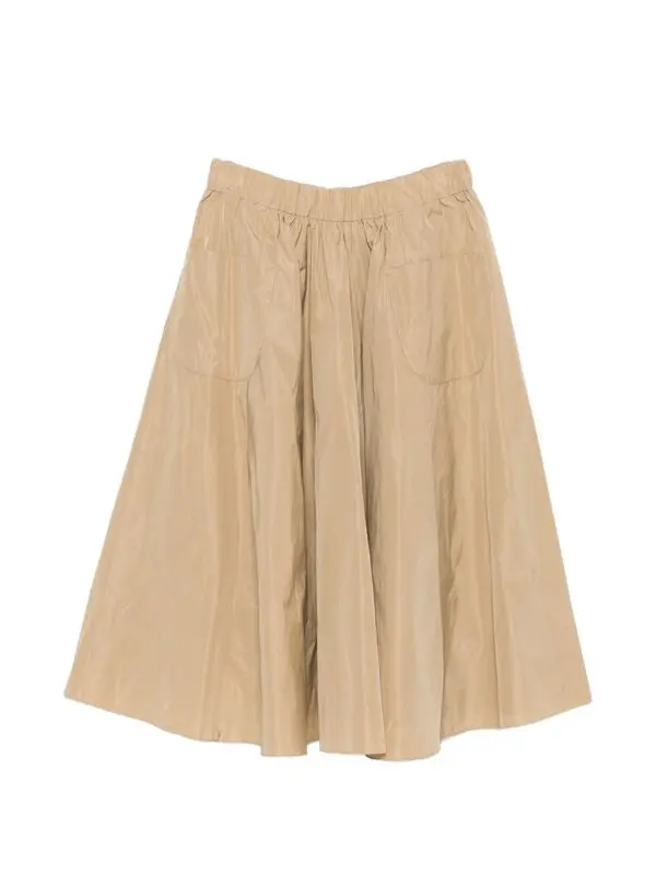 SUSANNE BOMMER A-line Midi Skirt - Beige