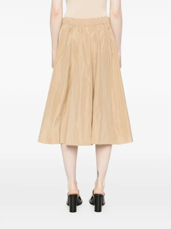 SUSANNE BOMMER A-line Midi Skirt - Beige