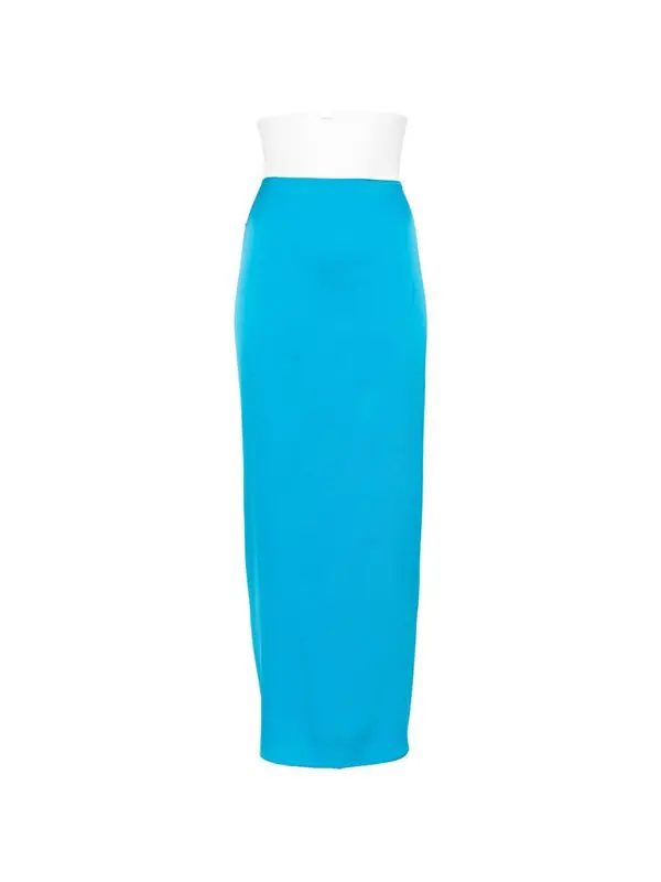 SILK95 FIVE Silk French Tie Skirt