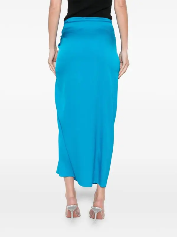 SILK95 FIVE Silk French Tie Skirt