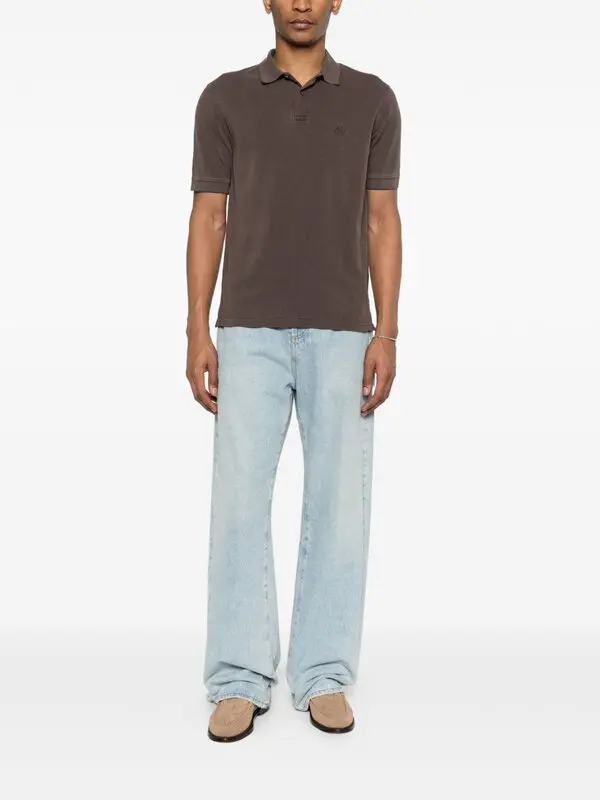 Herno Logo Cotton Polo Shirt