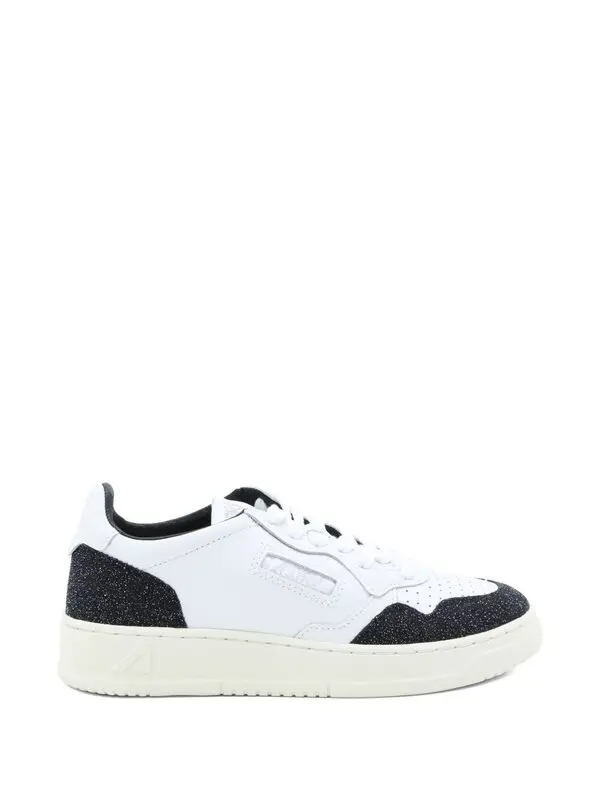 AUTRY Medialist Low Leather Sneakers - Black