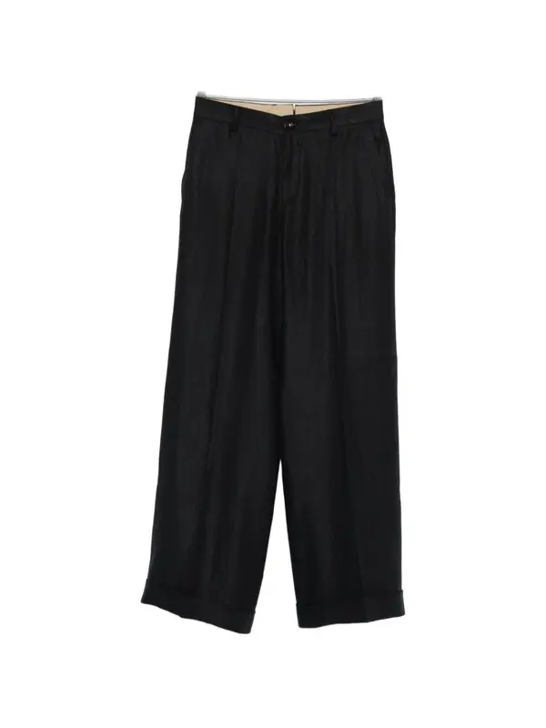 L.B.M. 1911 Linen Trousers - Black