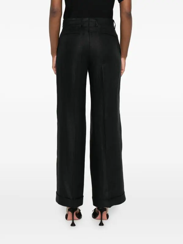 L.B.M. 1911 Linen Trousers - Black