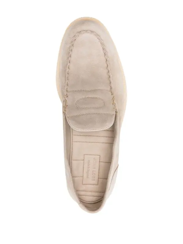 John Lobb Pace Suede Loafers