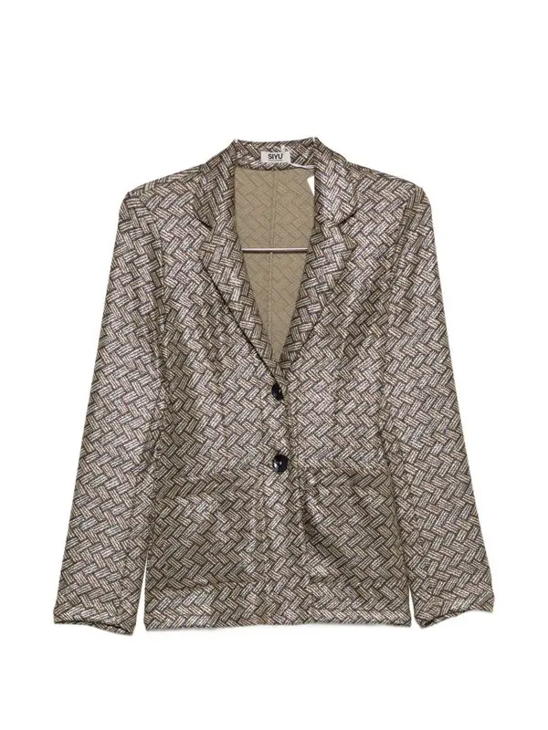 SIYU Tallis Single-breasted Jacket - Brown