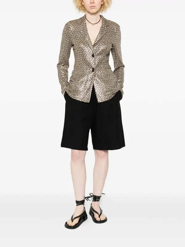 SIYU Tallis Single-breasted Jacket - Brown