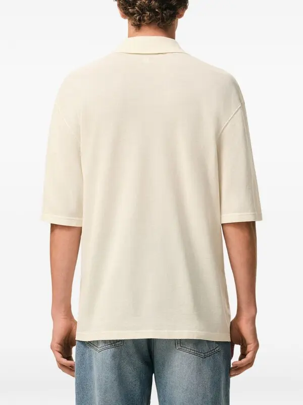 Ami De Coeur Cotton Polo Shirt - Beige