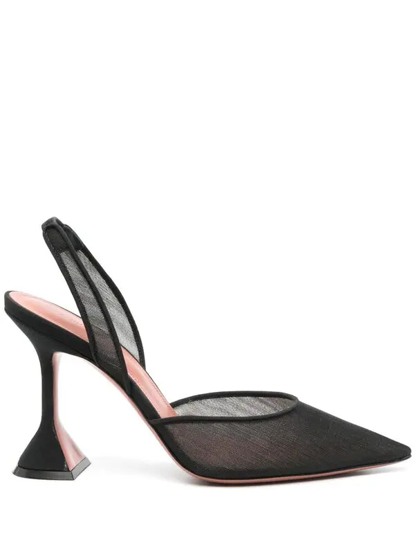 Amina Muaddi Holli Slingback Pumps