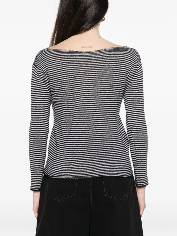 BEYOU Cashmere V-neck Sweater - Black
