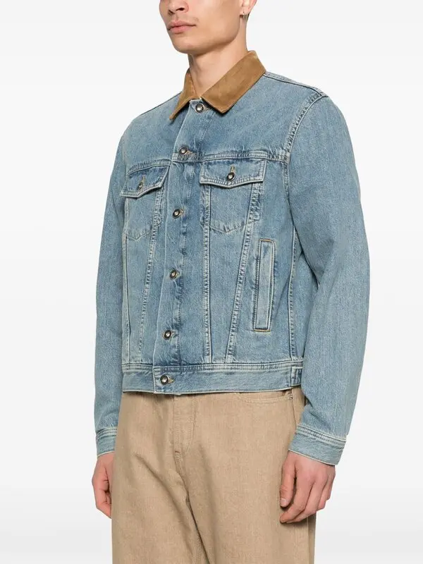 Jacob Cohen Denim Trucker Jacket - Clear Blue