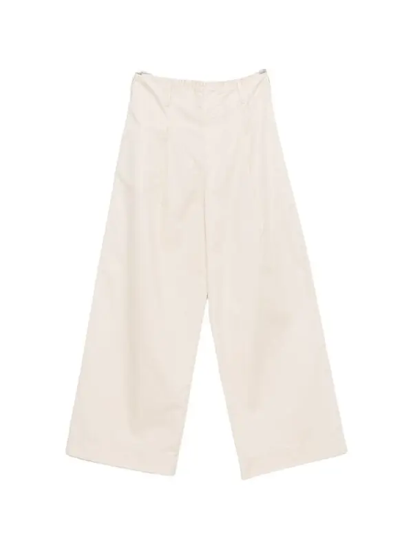 SUSANNE BOMMER Wide Leg Cotton Trousers