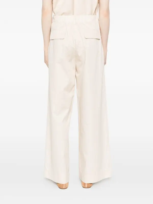 SUSANNE BOMMER Wide Leg Cotton Trousers
