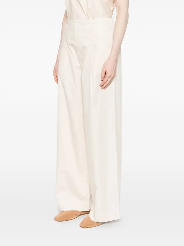 SUSANNE BOMMER Wide Leg Cotton Trousers