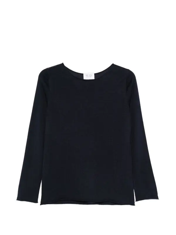 BEYOU Cashmere And Silk-blend Sweater - Blue