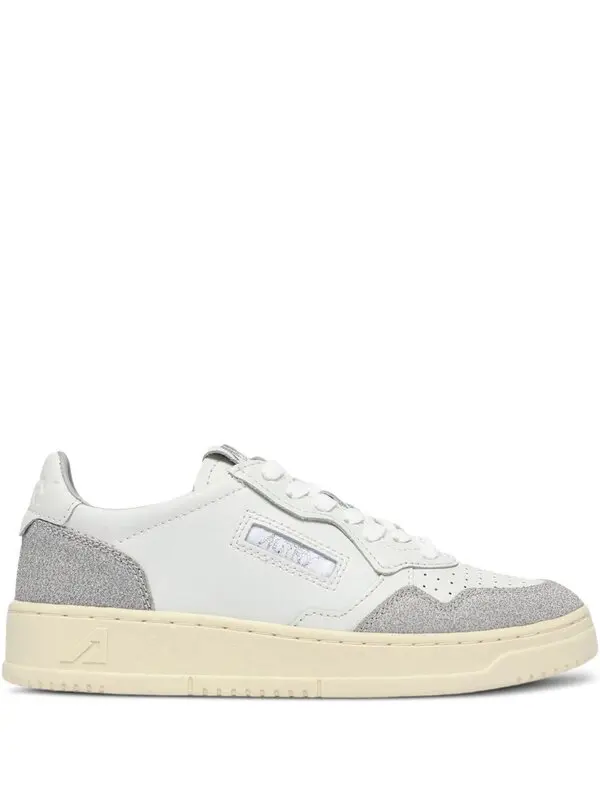 AUTRY Medalist Low Leather Sneakers - Grey