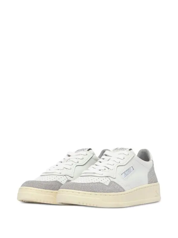 AUTRY Medalist Low Leather Sneakers - Grey