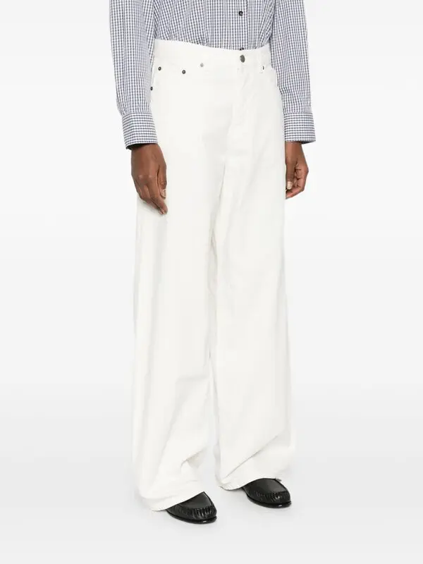 HAIKURE Bethany Wide-leg Jeans - White