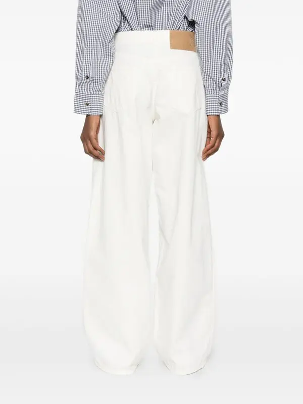 HAIKURE Bethany Wide-leg Jeans - White