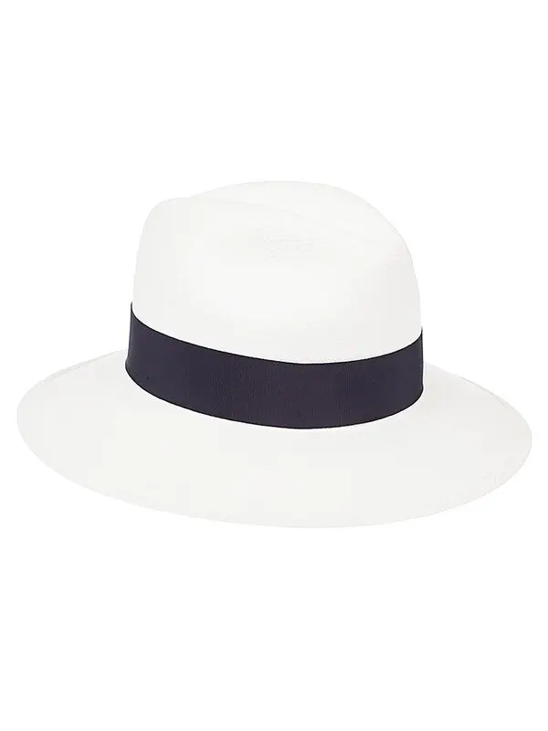 Borsalino Amedeo Rafia Hat - White