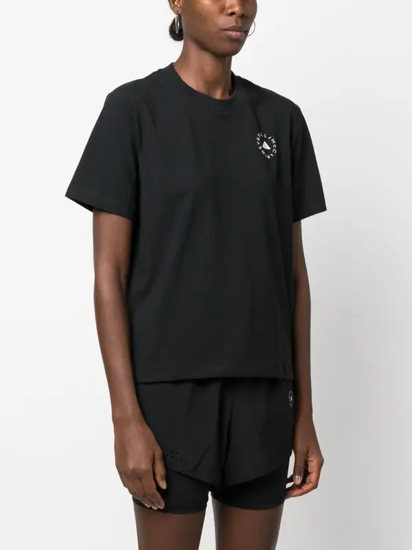 Adidas By Stella McCartney Logo T-shirt - Black