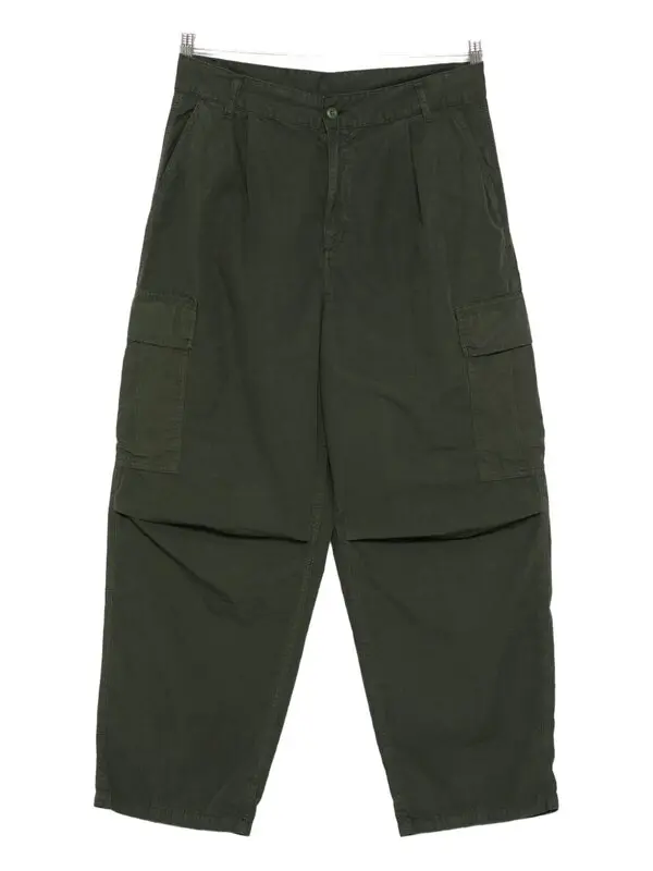 Carhartt Work In Progress Cotton Cargo Trousers - Green