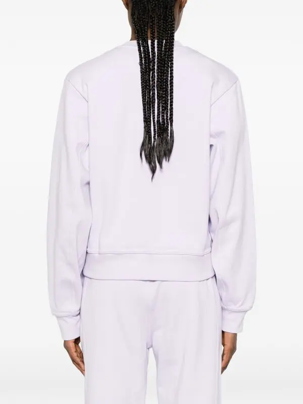Adidas By Stella McCartney Cotton Crewneck Sweatshirt - Lilac