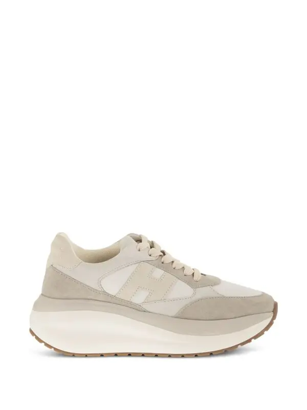 Hogan H714 Leather Sneakers - Grey