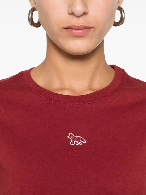 Maison Kitsuné Logo Cotton T-shirt - Blue