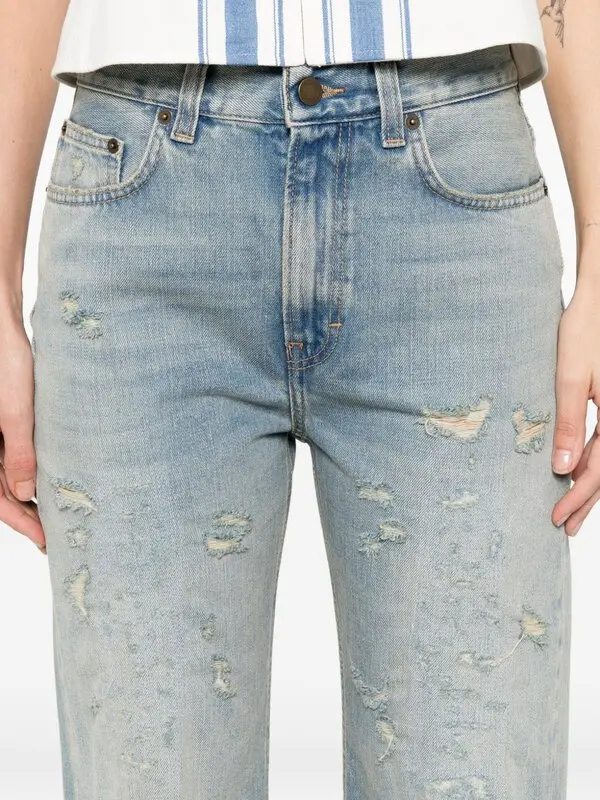 HAIKURE Winny Wide-leg Denim Jeans - Clear Blue