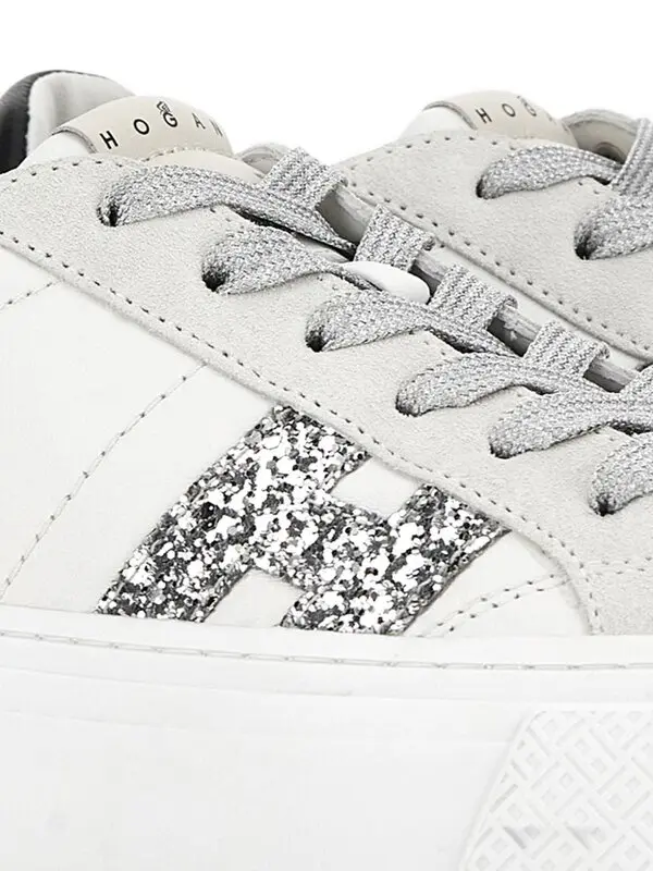 Hogan H705 Leather Sneakers - White
