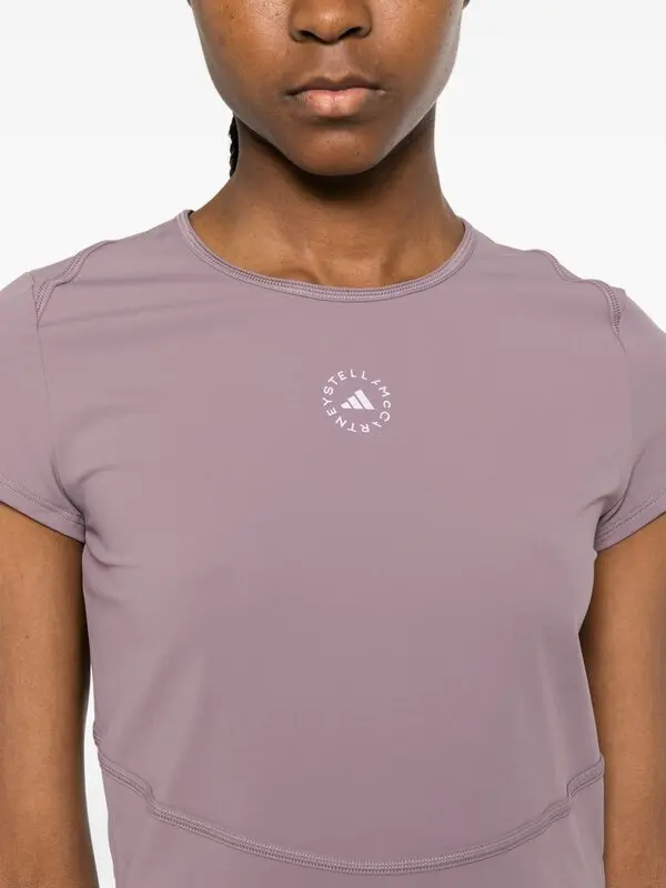 Adidas By Stella McCartney Logo T-shirt - Lilac