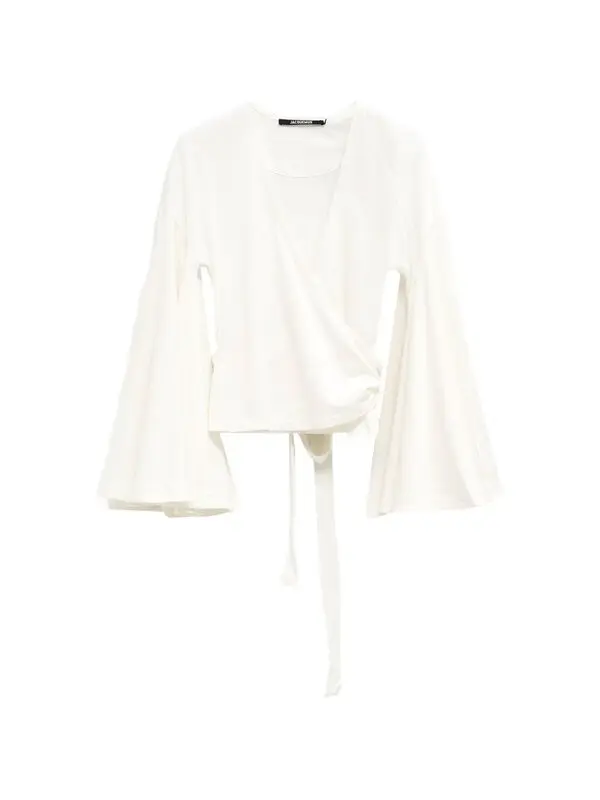 Jacquemus La Cache Coeur Ventadou Top - White