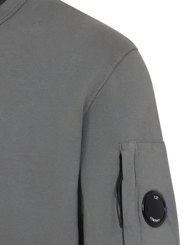 C.P. COMPANY Cotton Crewneck Sweatshirt - Grey