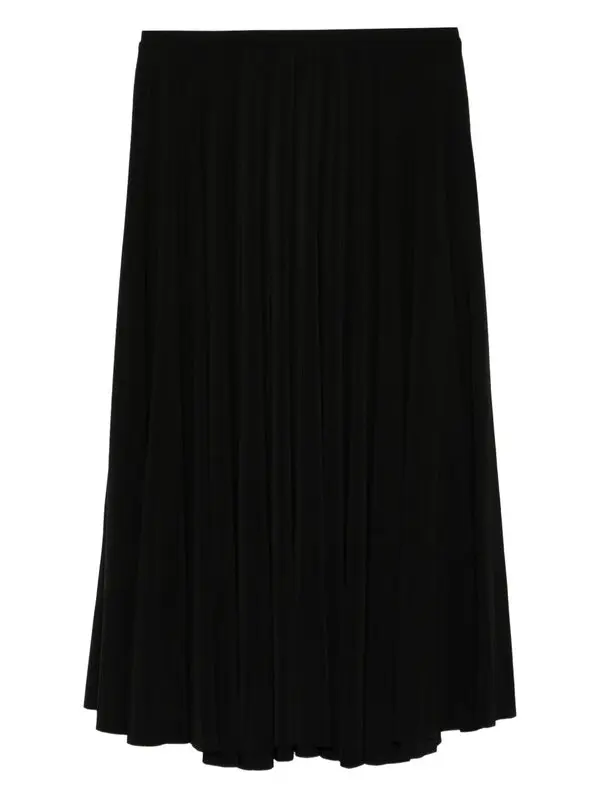 Norma Kamali Flared Midi Skirt