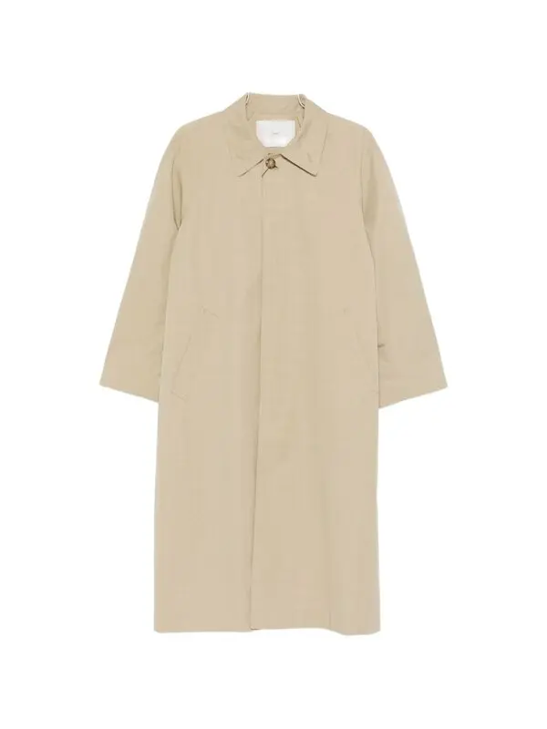 DUNST Cotton-blend Coat - Kaki