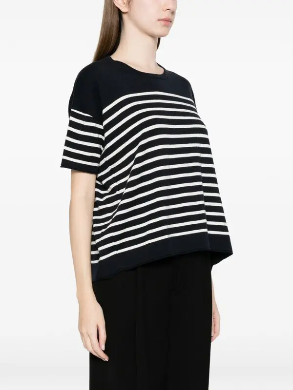 CT PLAGE Striped Cotton Sweater