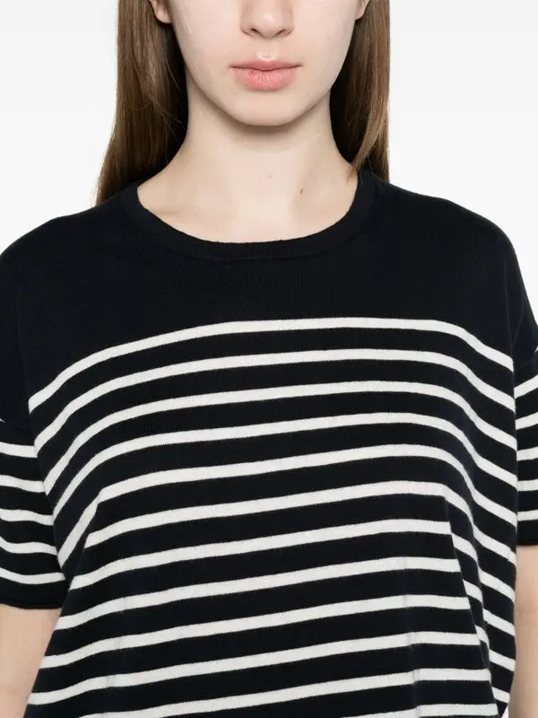 CT PLAGE Striped Cotton Sweater