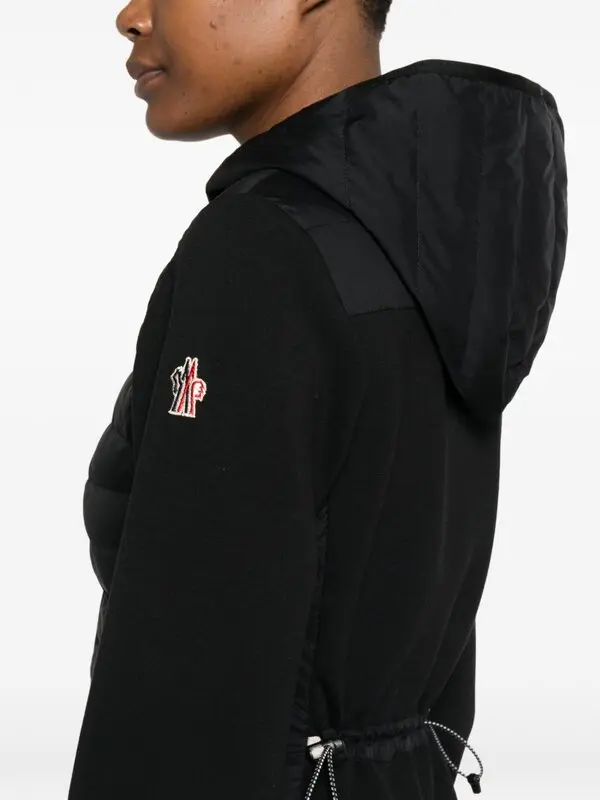 Moncler Padded Zip Cardigan - Black