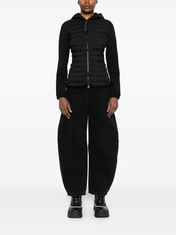 Moncler Padded Zip Cardigan - Black